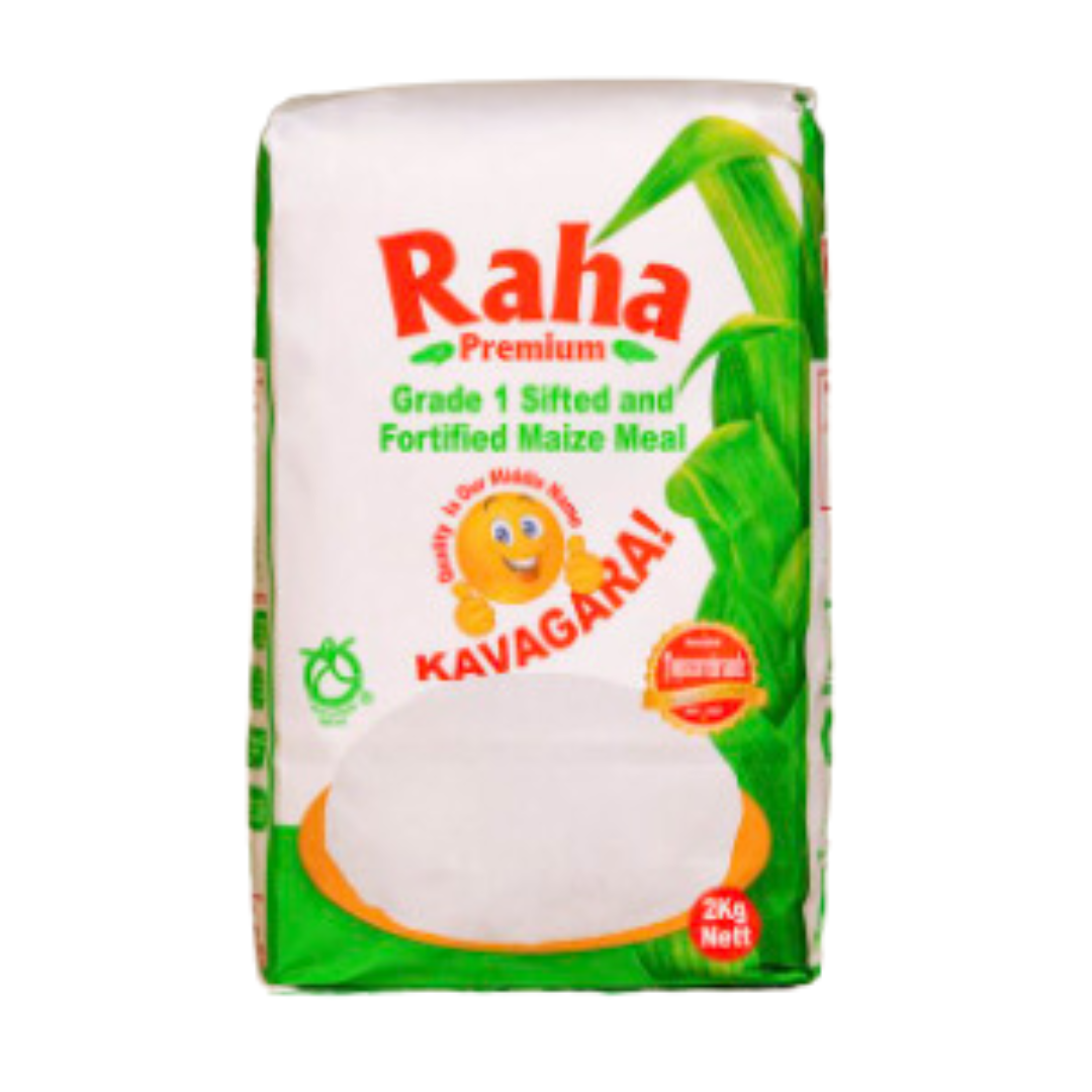 Raha Premium Maize flour Grade 1 Sifted and fortified maize meal – 2kg ...